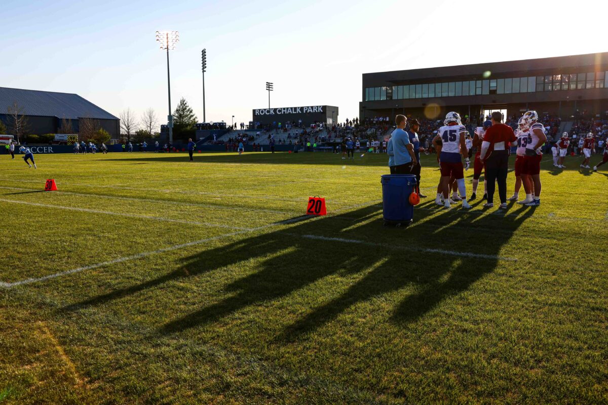 Photo Gallery: KU football hosts Spring Showcase at Rock Chalk Park ...